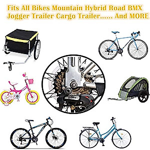 Bike Safety Flag/USA Flag Six Foot Heavy Duty Fiberglass Pole Polyester Full Color Tear-Resistant Waterproof Flag Orange Safety Flag Eagle Flag and American Flag