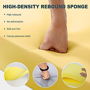 BayHomes Bench Cushions for Outdoor Indoor Furniture, Custom Waterproof Outdoor Patio Bench Cushion,Bay Window Seat Cushion with Handles and Ties