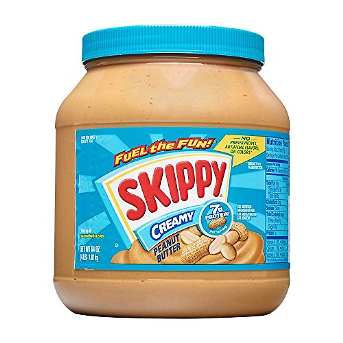 Skippy Creamy Peanut Butter, 64 Ounce
