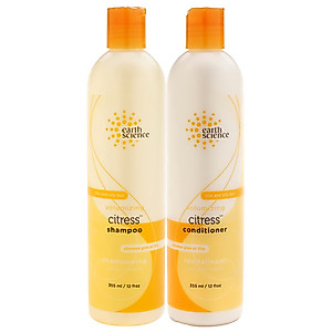 EARTH SCIENCE Citress Shampoo & Conditioner Set For Fine, Normal To Oily Hair (12 oz)