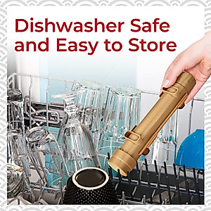 ARTTHOME. Sushi Making Kit for Beginners and Culinarian -23 Pieces Sushi Maker Kit with Sushi Roller Bamboo Mat Bazooka Mold Chopsticks Slicer Spreader Knife Dipping Plate