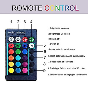 Butterfly Night Light, Birthday Gift for Girls 3D Illusion Lamp Kids Bedside Lamp with 16 Colors Changing Remote Control Butterfly Toys Girls Gifts (Butterfly)