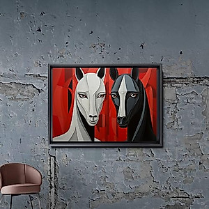 Majestic Black Stallion Galloping In The Clouds, Black Horse On Salt Flats, Canvas Print, Black Horse Print, Black Horse Wall Art