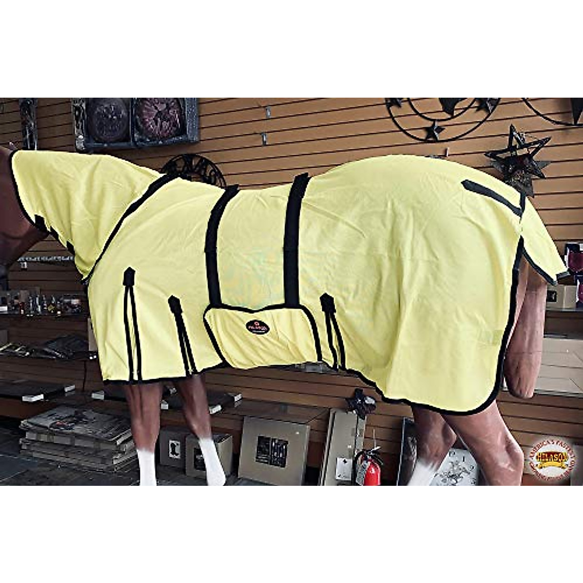 HILASON 72 Inches Horse Fly Sheet Ultra Violet Rays Protect Mesh Bug Mosquito Summer Spring | Fly Sheet | Horse Turnout Sheet | Fly Sheet for Horses | Bug and Mosquito Protection | Fly Sheet for Horse