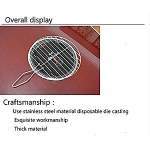 n/a Household Simple Barbecue Stainless Steel Grilled Net Pot Rack Barbecue Tools Korean Style Electric Oven Smokeless Healthy Grill