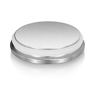 malmo Canisters Set, 3 Piece Food Container for Kitchen Counter Window with Fingerprint Resistance Lids, Black