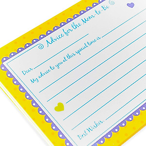 Super Z Outlet 24 Pack Mommy Advice Cards Baby Shower Games Gender Neutral Fun Party Favors Parents-To-Be