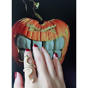 choice of all Gold Snake Jewelry for Women Snake Necklace Bracelets Rings Punk Gothic Animal Jewelry Halloween Party Costume Accessories