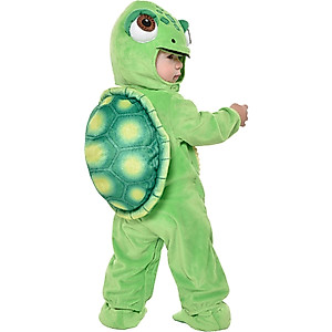 Turtle Crawler Set (6-12 Months) - Includes Hood, Jumpsuit, Detachable Shell, & Booties - Perfect for Memorable Photoshoots & Dress-up Fun