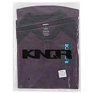 KNQR Men's Performance Lightweight Vintage Quick Dry Athletic Active Outdoor Hiking Henley T-Shirts Military/Black Carbon XXL