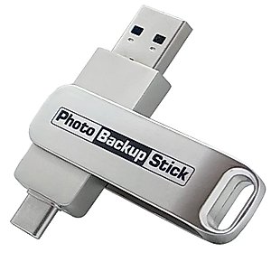 Photo Backup Stick for Android (128GB) - Back Up Photos and Videos from Android Phones & Tablets