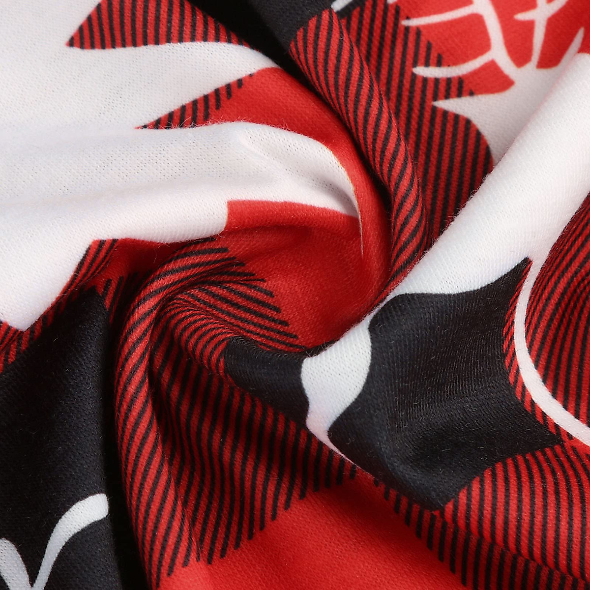 Christmas Pajamas for Family 2023 Pjs Matching Sets Red Plaid Xmas Holiday Sleepwear Long Sleeve Shirts Jammies Clothes