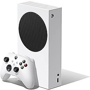 Microsoft Xbox Series S 512GB Game All-Digital Console, One Xbox Wireless Controller, 1440p Gaming Resolution, 4K Streaming Media Playback, 3D Sound, WiFi, White