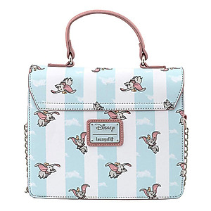 Loungefly Disney Dumbo Flying All Over Print Crossbody Purse Handbag