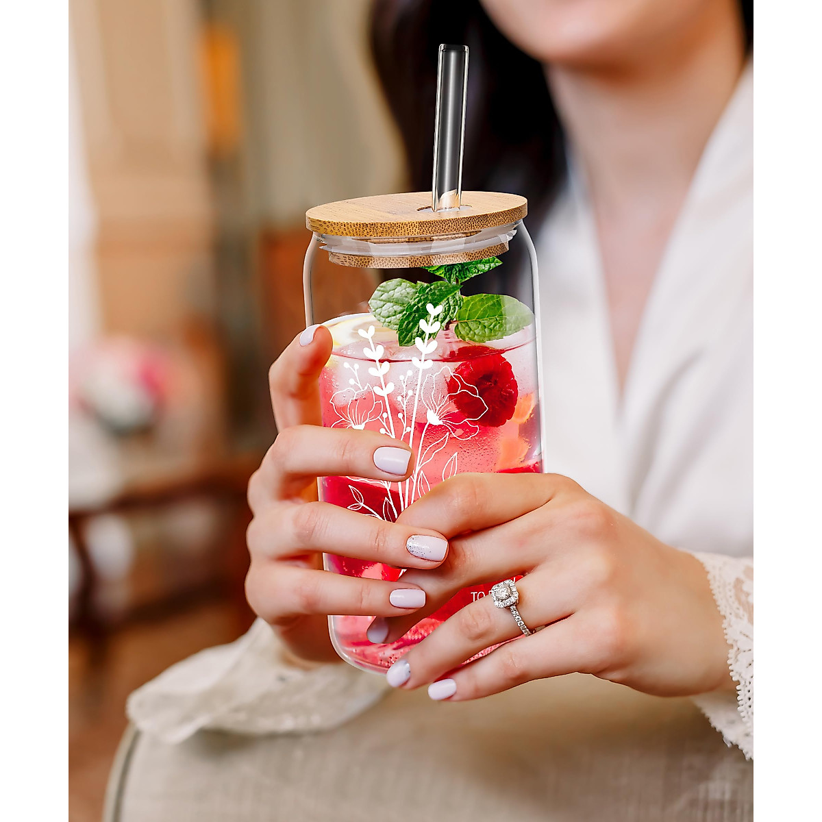 Engagement Gifts for Her, Bride to be Gifts, Bachelorette Gifts for Bride, Bridal Shower Gifts, Wedding Shower Gifts, Bridal Shower Gift Ideas, Bridal Party Gifts, Fiance Gifts for Her, Glass Cup