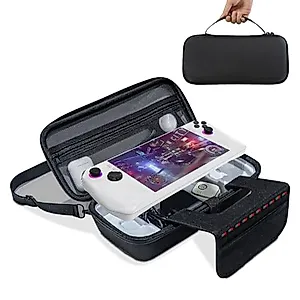 JOYTORN Protective Carrying Case for Rog Ally 7” 120Hz Console,Accessories Organizer Storage Travel Handheld Case Compatible with ASUS Rog Ally Console-Black
