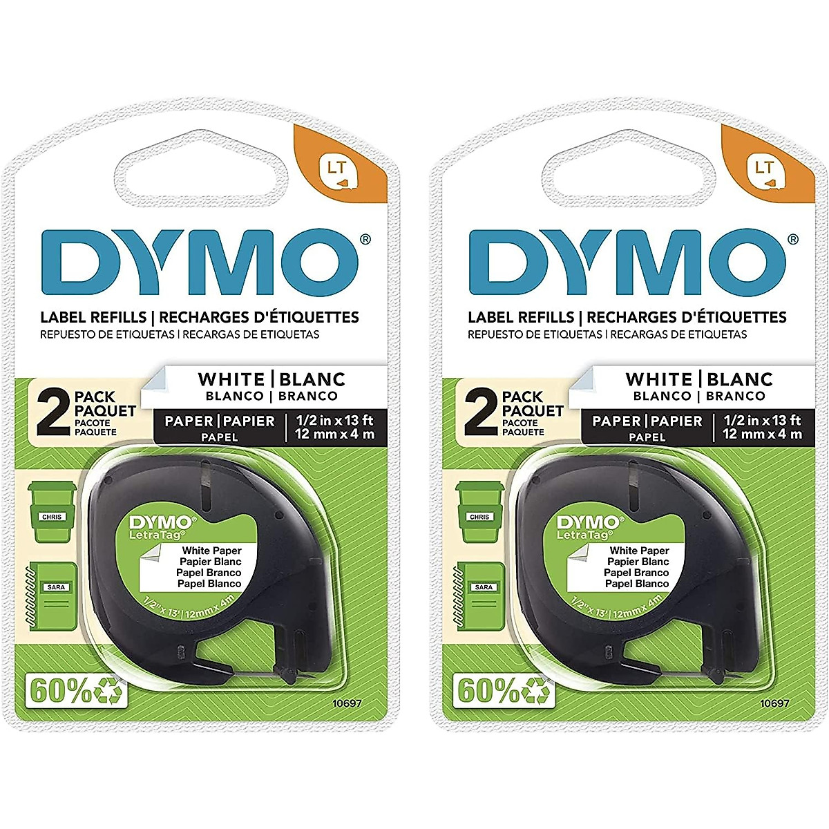 Dymo LetraTag Labels