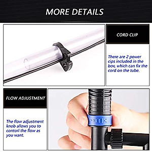 YADICO Auto Electric Aquarium Gravel Cleaner, 3 in 1 Automatic Sludge Extractor for Fish Plant Tanks