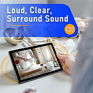 Android Tablet 10 inch, 10 inch Tablet, Android 10.0 OS, 2GB 32GB + 128GB, Quad Core Processor, 1280x800 HD IPS Screen, 2MP+8MP Dual Camera & Speaker, WiFi, Bluetooth, USB Type C, 6000mAh (Black)