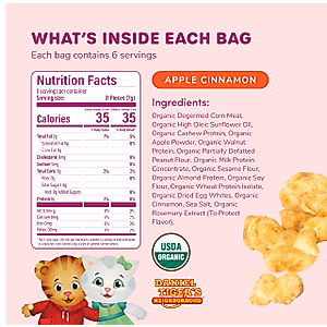 Ready Set Food Organic Puffs – Early Allergen Introduction Snack Puffs w/ 9 Top Allergens: Organic Peanuts, Cashew, Egg & More, No Added Sugar, Babies 8+ Months (AC & PB, 2-Pk)