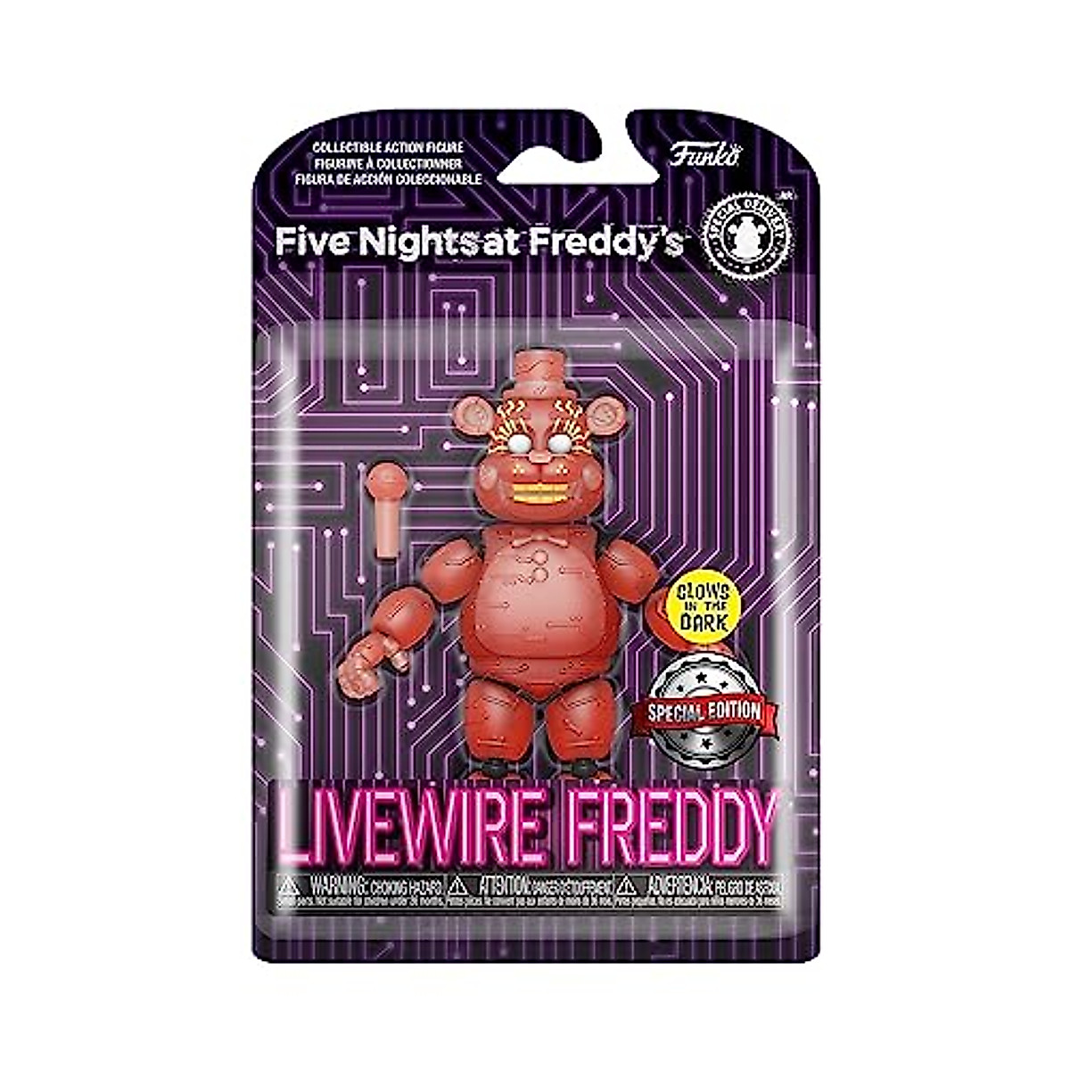 Funko Pop! Five Nights at Freddy's Livewire Freddy - Glow in The Dark Limited Edition Exclusive