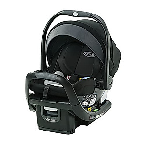 GRACO, SnugFit 35 DLX Infant Car Seat Baby Car Seat with Anti Rebound Bar, Spencer, 27.5x17.5x25.5 Inch (Pack of 1)