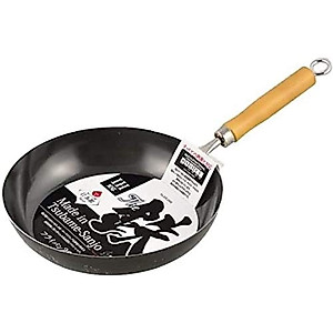 Pearl Metal HB-2403 Tsubamesanjo Iron Frying Pan, 10.2 inches (26 cm), Induction Heating Compatible, The Iron
