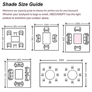 Sturdy Patio Gazebo 10 Ft x 12 Ft with Mosquito Netting by ABCCANOPY