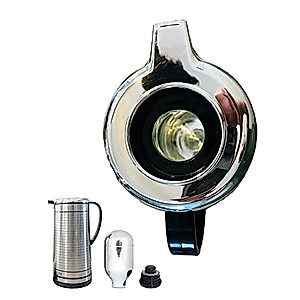 Bright Stainless Steel insulated Vacuum Flask Thermos, Keeps Hot/Cold water up to 20 Hours, Stainless Steel Double Wall Vacuum Glass Themros (1.6L)