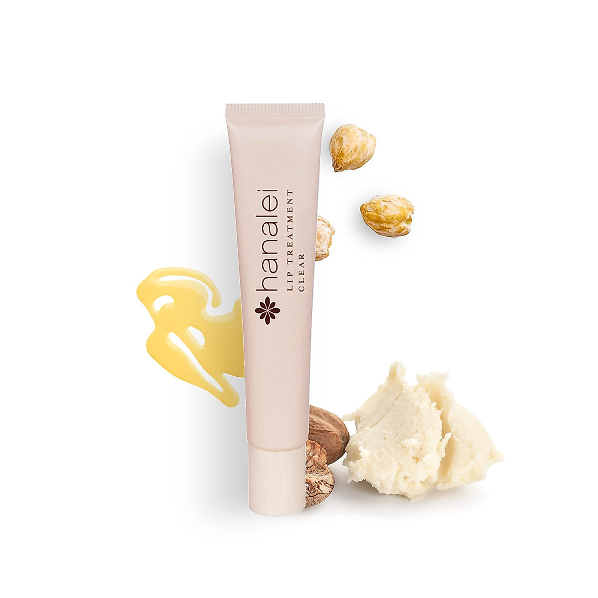 Hanalei Lip Treatment Bundle (Clear and Mauve Pink) | Made with Kukui Oil, Shea Butter, Agave, and Grapeseed Oil, Soothe Dry Lips (Cruelty free, Paraben free)