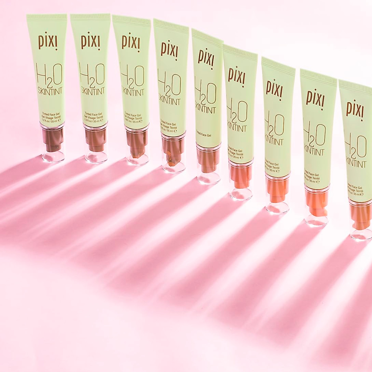 Pixi H2O SkinTint Tinted Face Gel, 1.2 fl oz / 35 ml, Nude