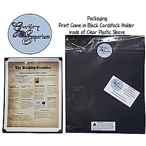 Historical Customized Personal Birthday Examiner Newspaper Chronical Art Print for the Day You Were Born from 1900 to 2020