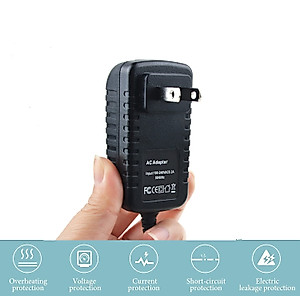 Dysead AC/DC Adapter for Zoom AD17 H1, H2n, H5, H6, Q2HD, Q4, Q8 and R8 Recorders Power Supply Cord Cable PS Charger