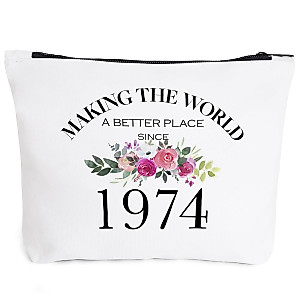 50th Birthday Gifts for Women Mom Grandma Aunt BFF Friends Teacher Boss Staff Colleague Coworker-Making The World Since 1974-50 Years Old Gifts Ideas For Women Turning 50 for Wife Sisters Her