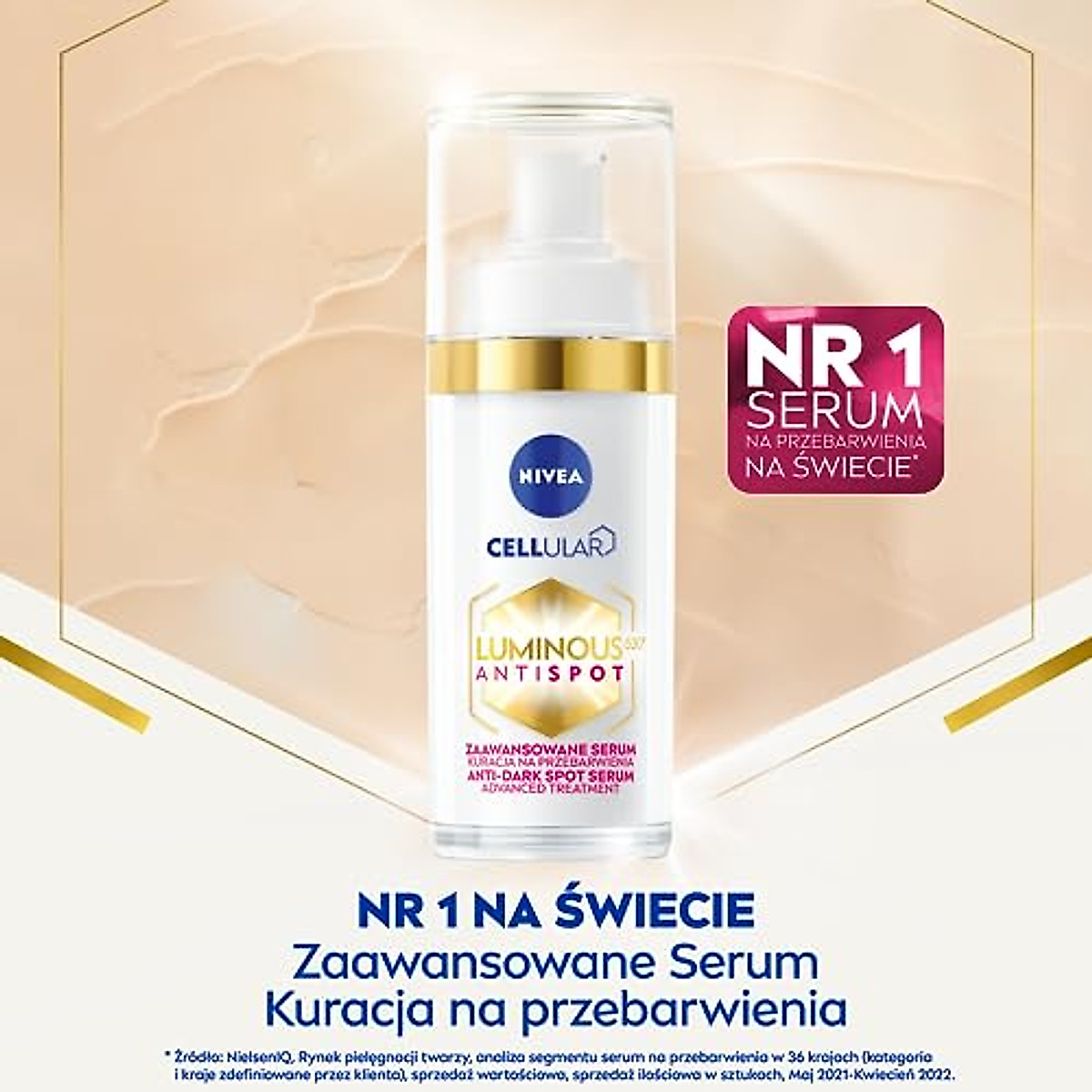 NIVEA Cellular Luminous630 Anti-Pigment Spot Intensive Serum (30 ml), Brightening Serum for an Even & Radiant Complexion, Face Care Against Pigment Spots.