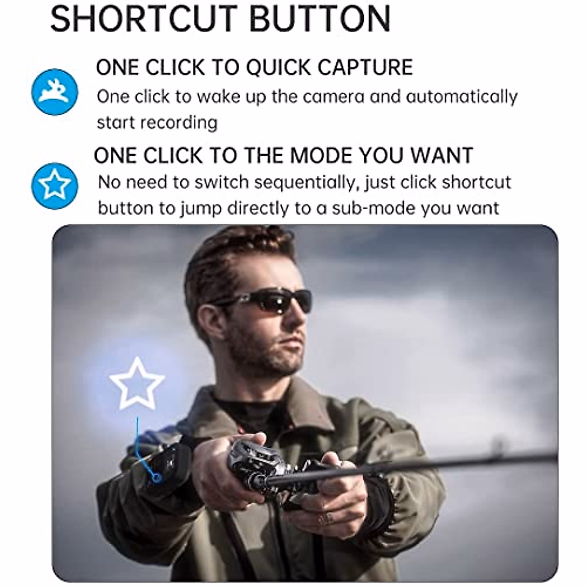 REYGEAK Smart WiFi Remote Control for GoPro Hero 11/10/9/8/MAX, Waterproof Dust Proof with OLED Display Magnet Charger Port Hand Strap for Hero 10/9/8/MAX Accessories