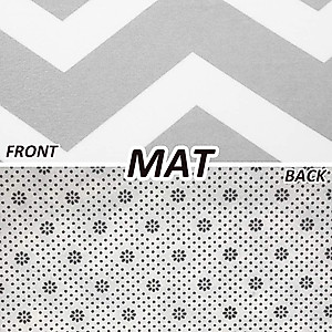 Indoor Doormat Front Door Mat Nature Winter Forest Landscape Mysterious Dreamy Mountain Smoky Non Slip Rubber Back Floor Mat Entrance Low-Profile Welcome Mat Outdoor Rug for Home Office Garden