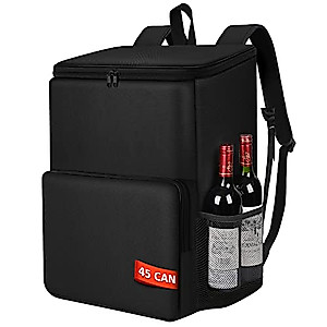 30L 45Cns Backpack Cooler Bag Insulated Leak Proof, Large Capacity Waterproof Cooler Backpack Bag for Men Women to Work Lunch Camping Picnics Beach Hiking Travel Cooler Bag, Cold for Up to 16 Hours