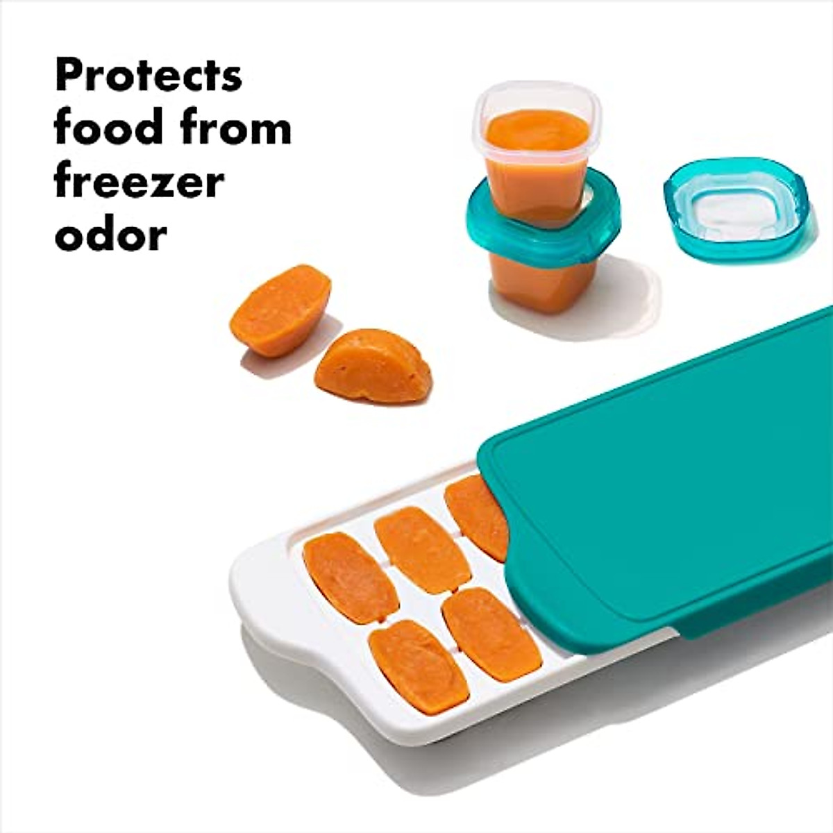 OXO Baby Food Freezer Tray - 2 Pack Updated Teal
