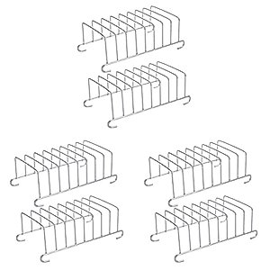 6pcs Fit Home Electric Stockpot Canning Accessory Food Oven Drying Baking Silver Rack Bread Fryer Pancake Accessories Cross Holder Tool Pressure Wire Stainless Steaming Cooking