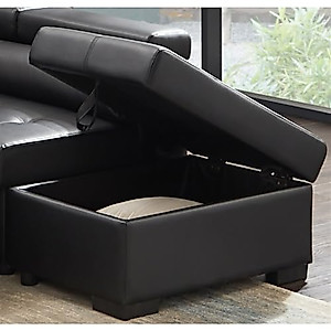 ylyajy PU Leather Sofa Sectional Sofa Bed for Living Room Sleeper Sofa Set L Shaped Comfortable Large Sofa Leisure Soft Couch