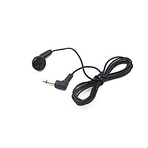 Saidbuds 100 Pack Bulk Mono Earbud Single Side Earphone Disposable Headphone for Tour Guide System,Museum,Hospital,School and Airlines