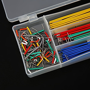 140pcs U Shape Solderless Breadboard Jumper Cable Wire Kit Box for DIY Shield Arduino and Raspberry Pi