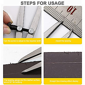 Utoolmart Spring Inside Outside Divider Caliper Set, 3 Piece 6" Quick Adjust Spring Caliper/Divider Set, Carbon Steel Measuring Tool Caliper, for Wood Turning Lathe Projects