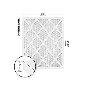 Accumulair Platinum 20x21.5x1 (Actual Size) MERV 11 Air Filter/Furnace Filters (4 pack)