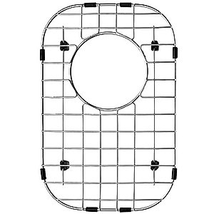 Serene Valley Sink Bottom Grid 9" x 13-7/8", Rear Drain with Corner Radius 2-3/4", Sink Protector NLW0914R
