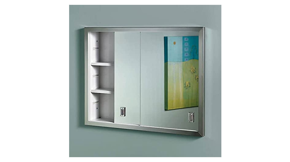 Jensen Contempora 2-Door Medicine Cabinet - Modern Bathroom Storage