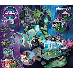 Playmobil Adventures of Ayuma Crystal Fairy and Bat Fairy with Soul Animals