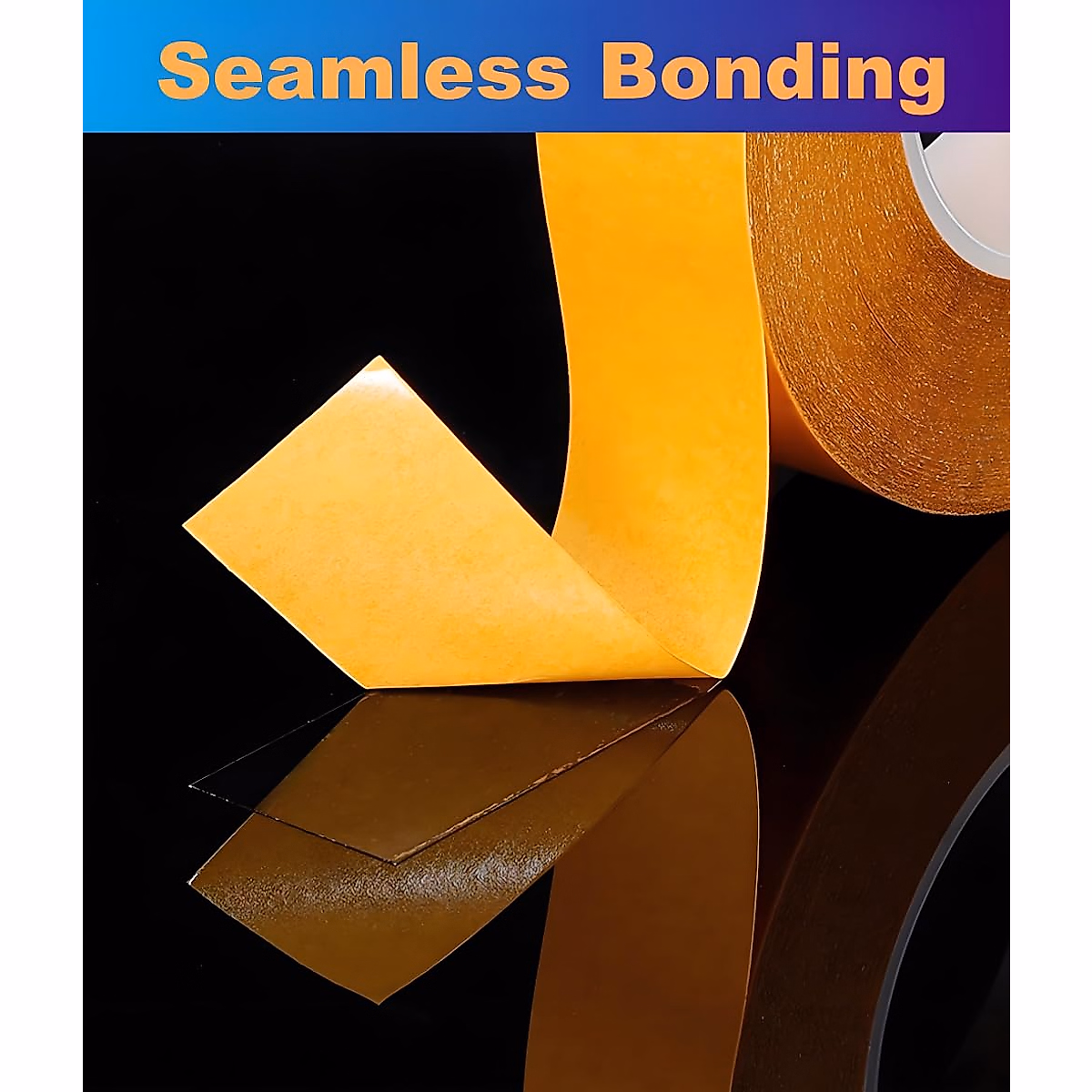 ANGKEEL Double Sided Tape with Acrylic Clear Adhesive 1Inch x 66 Feet Super Thin Strong Sticky Tape for Arts & Crafts, Photo, Paste Scrapbook, Woodworking, Fixed Carpet, Wall Decor, Anti Cat Scratch