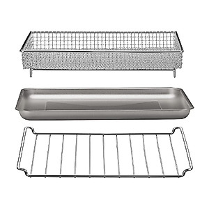 Air Fryer + Convection Toaster Oven by Cuisinart, 7-1 Oven with Bake, Grill, Broil & Warm Options, Stainless Steel, TOA-60